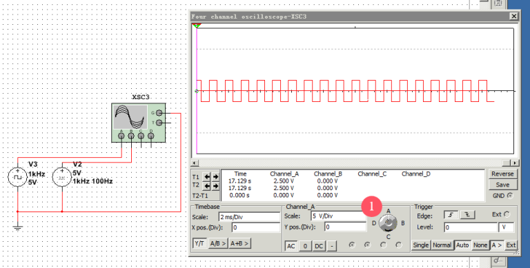 Multisim学习-04 示波器的使用 – mis2erp.com技术分享