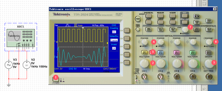 Multisim学习-04 示波器的使用 – mis2erp.com技术分享
